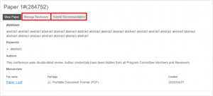 TPC Member – Role and Responsibilities through the Review Process – EAI ...